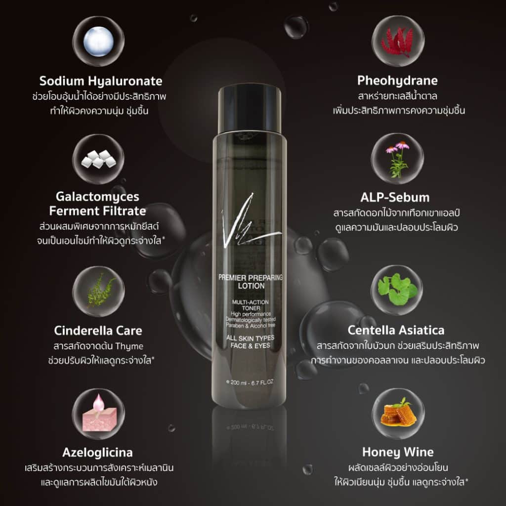 Premier Preparing Lotion 200 ml. - Vie Cosmetics Thailand